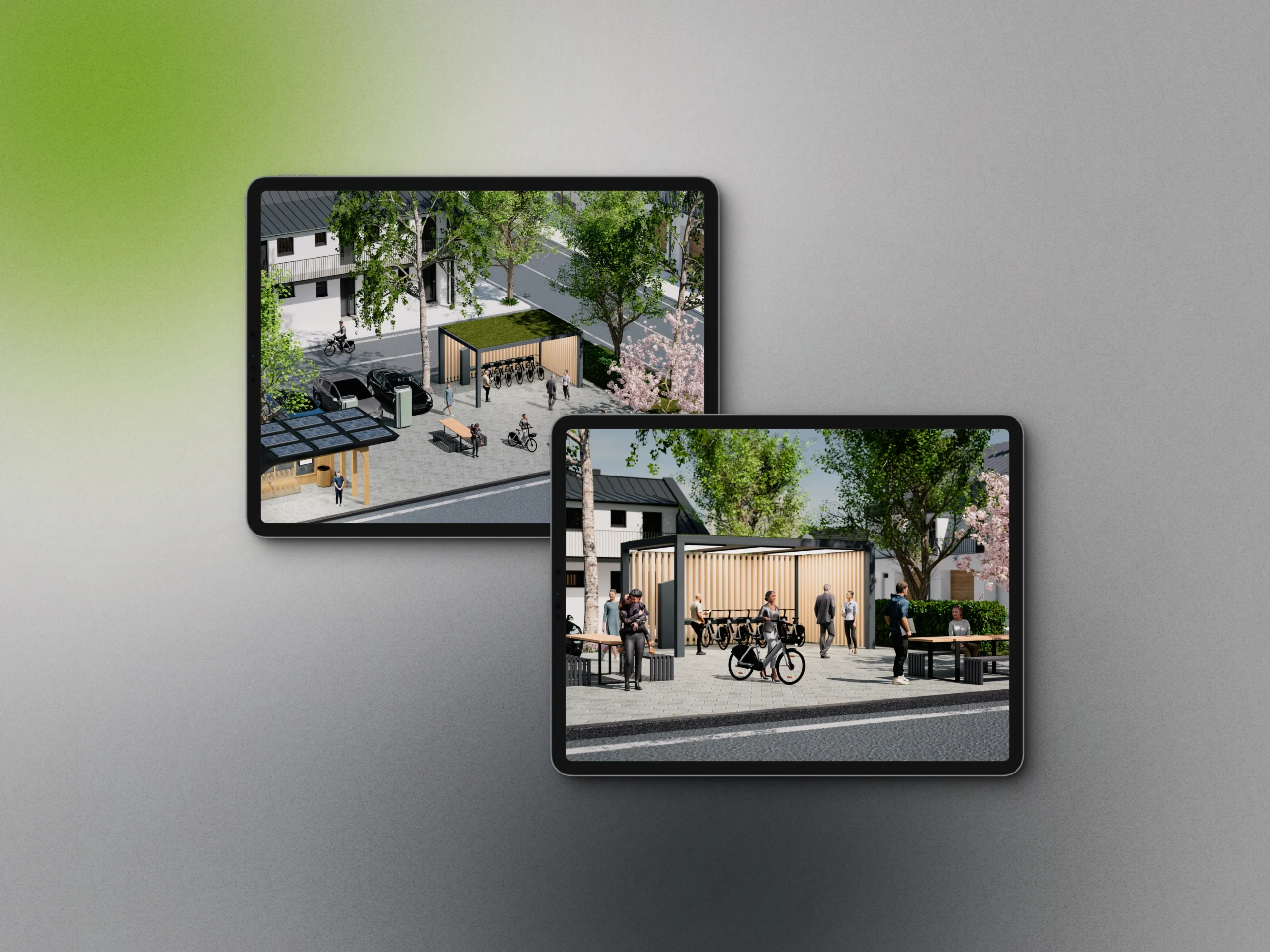 3D-Renderings: Urban Mobility Station – Jonathan Werle Media